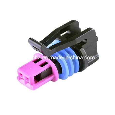 2 Pin Delphi Gt150 Female Connector For Gm Air Temperature Sensor 15449028 2 Pin Delphi Gt150