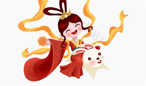 月兔的图片卡通人物 月兔图片卡通 大山谷图库