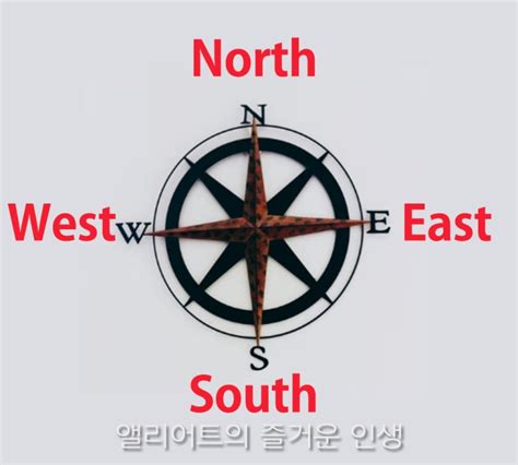 동서남북 영어로 헷갈리지 않는 방법 네이버 블로그