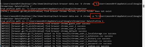 failed to run with custom browser profile folder · issue 190 · moond4rk hackbrowserdata · github
