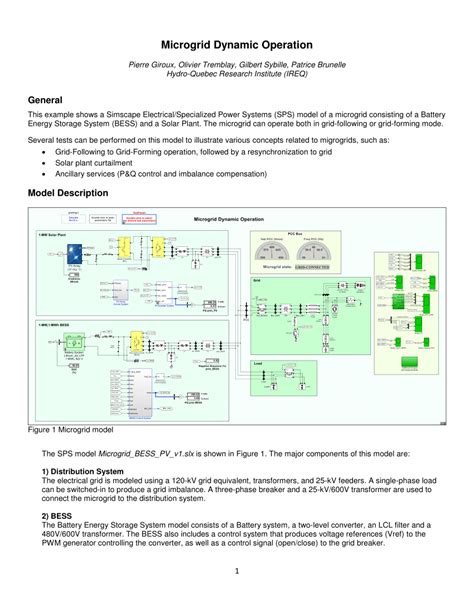 pdf microgrid dynamic operation example