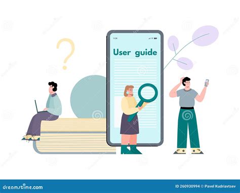 User Guide And Guidebook Concept Of Banner Flat Vector Illustration