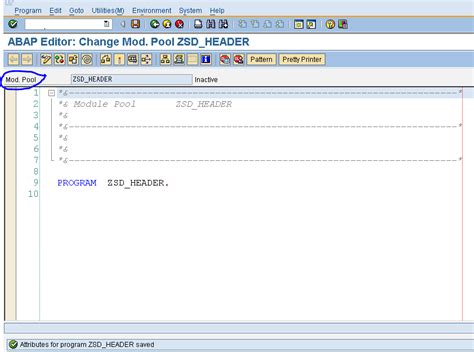 Sap Tech Module Pool Programming Using Se38