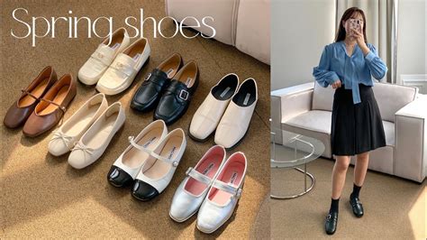 Haul 봄 슈즈 추천🧡봄 데일리 신발 하울🩰로퍼ㅣ플랫ㅣ메리제인ㅣ 7가지추천 ️2 9만원 마크모크곰블리슈즈데이 베리슈노우드에잇데이즈어위크지그재그 패션하울 봄