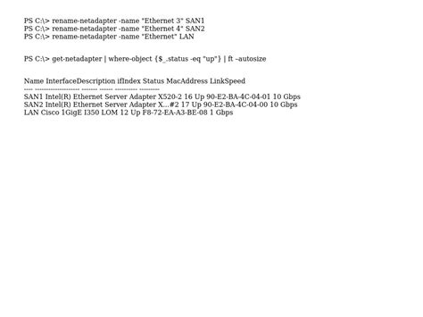 Rename Iscsi Nics And Lan Nics For Easier Identification Iscsi Implementation Guide For Dell