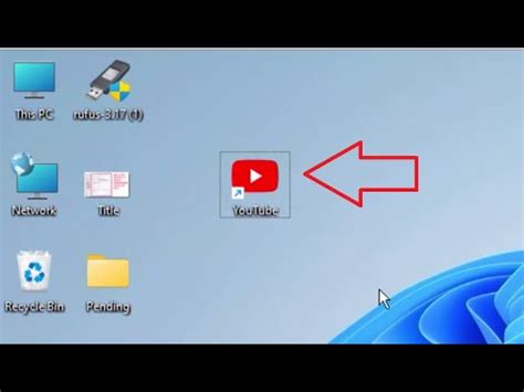 How To Create YouTube Shortcut Icon On Desktop YouTube
