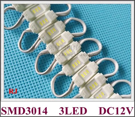 SMD3014 Injection LED Module Waterproof LED Light Module For Mini Letters SMD 3014 DC12V 3led 0
