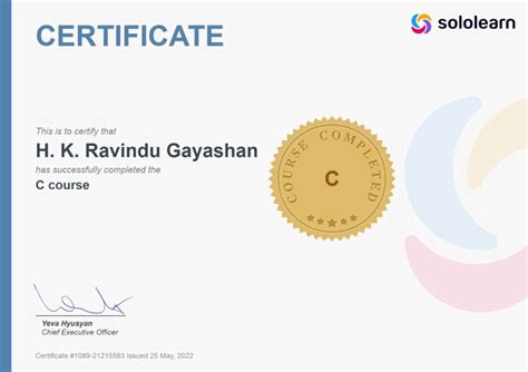 Ravindu Gayashan On Linkedin C Sololearn