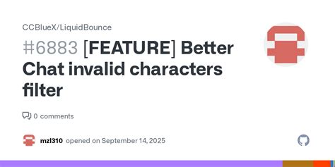 Feature Better Chat Invalid Characters Filter · Issue 6883 · Ccbluexliquidbounce · Github