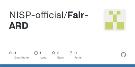 GitHub NISP Official Fair ARD