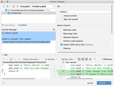 tutorial getting started with git in clion clion documentation