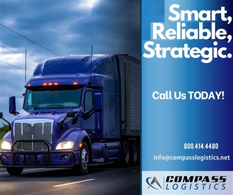 Compasslogistics Logistics Transportation Freight Service Trucks