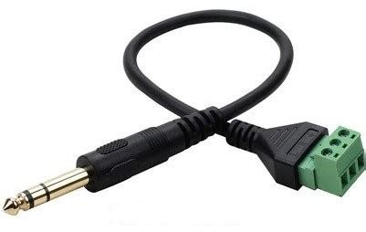 Audio AV Cable Male Female To Terminal Plug