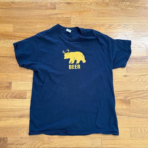 Funny Beer T Shirt Mens Size Large Barely Used Depop