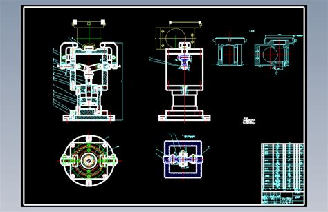 S0768 工艺夹具 减速器箱体零件工艺及加工Φ120外圆的夹具设计autocad 2004模型图纸下载 懒石网
