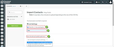 Importing And Mapping Contacts From Csv Files