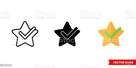 3 가지 유형의 색상 흑백 윤곽선의 아이콘이 특징입니다 격리된 벡터 기호 기호 개념에 대한 스톡 벡터 아트 및 기타 이미지