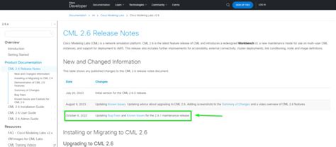 Cisco Modeling Labs Cml 261 Maintenance Release Available Now