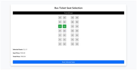 Bus Ticket Reservation System Using Python Django Bus Ticket