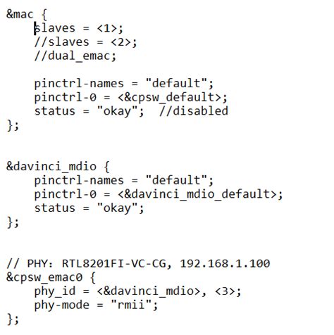 AM What S Reason It Can Find The Address PHY Processors Forum Processors TI E E