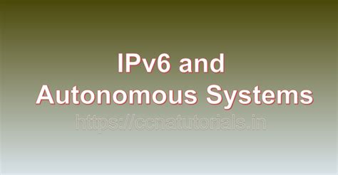 Ipv6 Global Unicast Addresses Ccna Tutorials