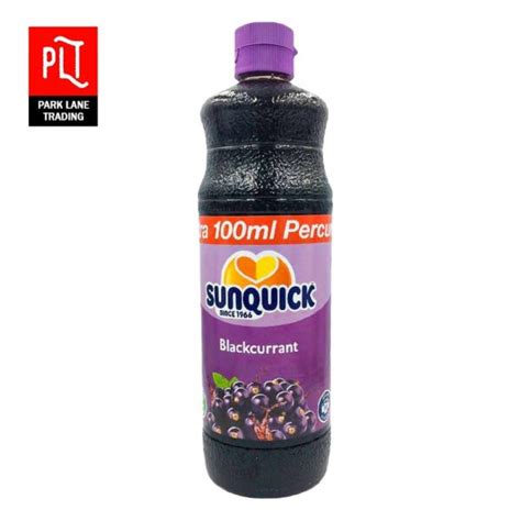 Sunquick 840ml Blackcurrant 1carton6btl Snack Foods Wholesale Supply