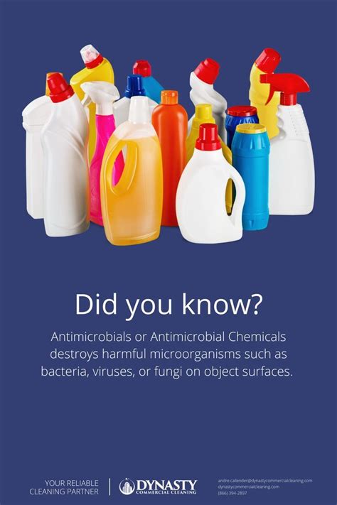 Antimicrobial Chemicals For Effective Commercial Cleaning