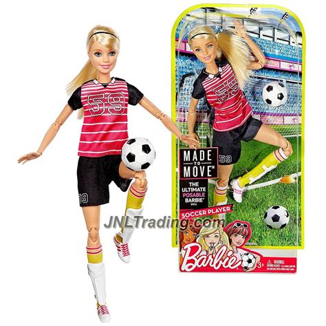 Year 2016 Made To Move Series 12 Inch Doll Caucasian Soccer Player
