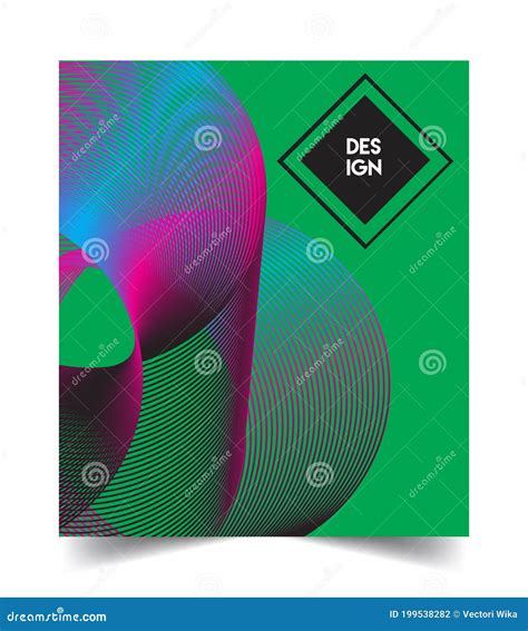 Abstract Geometric Line Pattern Background For Business Brochure Cover Design Colorful