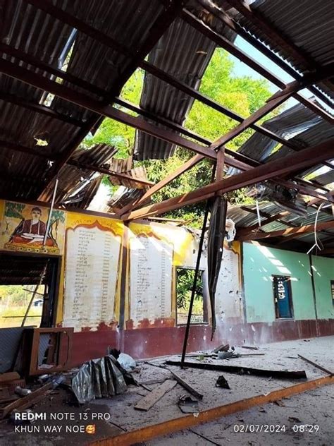 ဆီဆိုင်မြို့ရှိ ပအိုဝ်းဘုန်းကြီးကျောင်းများနှင့် ကျေးရွာများကို စစ်ကောင်စီတပ်က ပစ်ခတ်ဖျက်ဆီးနေ