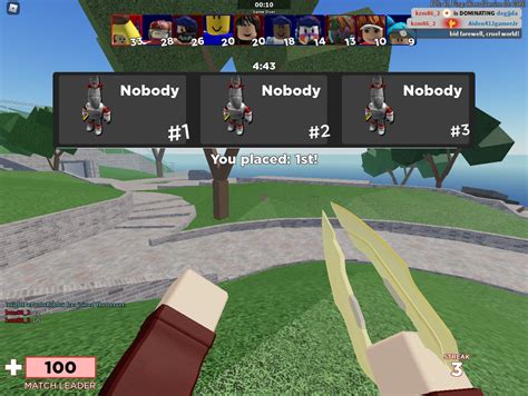 So Nobody Won I Guess R Roblox Arsenal