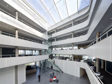 Moes Daylight Filled Copenhagen Office Spirals Like A Staircase