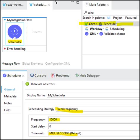 How To Create And Trigger Schedulers In Mulesoft