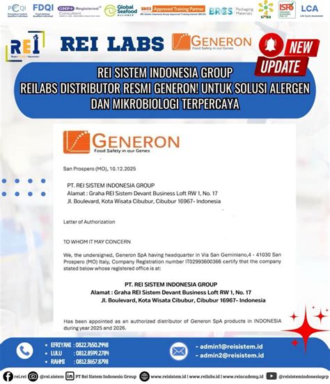 Allergentest Generon Microbiologytest Pt Rei Sistem Indonesia Group
