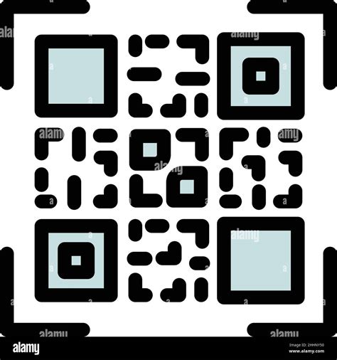 Qr Code Online Icon Outline Vector Screen Scanner Phone App Stock Vector Image Art Alamy