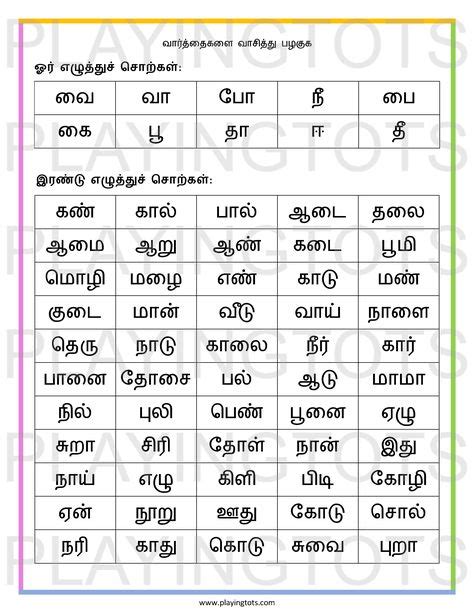 80 Tamil Ideas In 2021 Language Worksheets Learning Worksheets