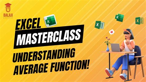 Excels Average Function Explained Excel Masterclass Poorva