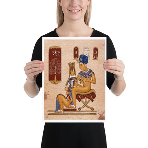 Erotic Nude Egyptian Papyrus Artwork Wall Art Sensual Sexy Etsy