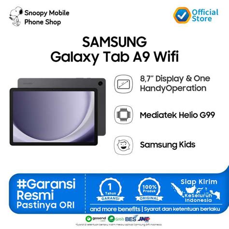 Jual Samsung Galaxy Tab A Wifi X Gb Garansi Resmi Sein Di Seller Snoopy Mobile