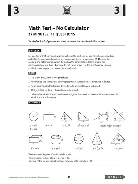 Psat Nmsqt Practice Test 1 Pdf Mathematics Elementary Mathematics
