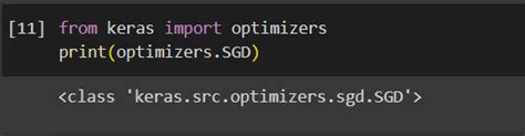 Attributeerror Module Keras Optimizers Has No Attribute Sgd