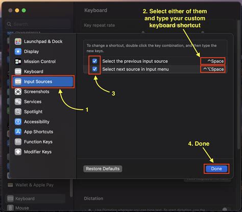 Macos How Can I Set Up A Keyboard Shortcut For Switching Input Source Ask Different