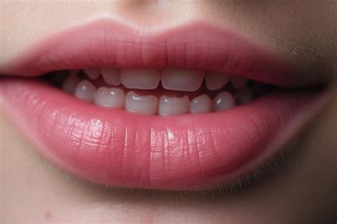 Premium Photo Human Mouth And Lips Close Up