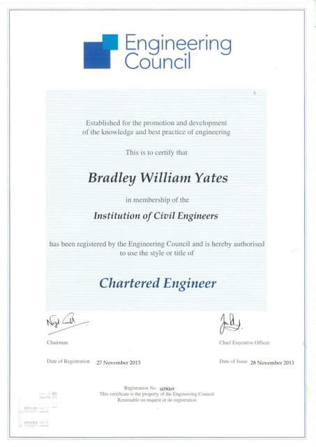 Engineering Council Uk Institution Of Civil Engineers Uk Chartered