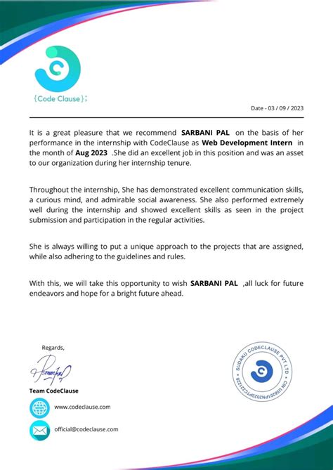 codeclause webdevelopment internshiplor sarbani pal