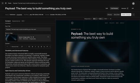 payload the next js headless cms and app framework