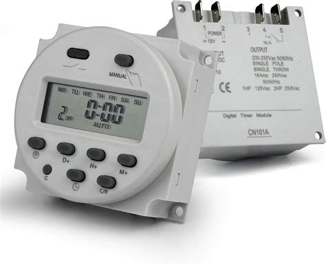 Taikuwu CN101A DC 12V 16A Mini LCD Digital Microcomputer Control Power Timer Switch BigaMart