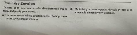 solved true false exercisesin parts a h ﻿determine