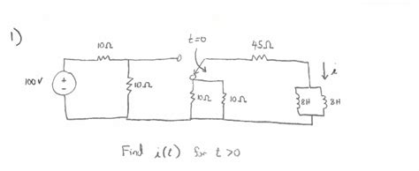 Solved Find I T For T 0 Chegg Com