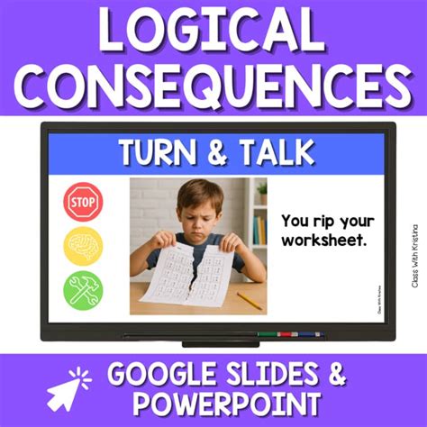 Logical Consequences Slides Classroom Management Sel Lesson Fixing